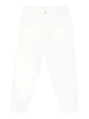 BRIGLIA 1949 Pleated Front Button Closure Trousers - White