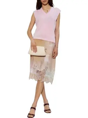 Fabiana Filippi Lace Skirt - Neutrals