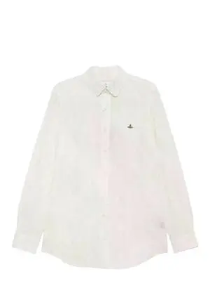 VIVIENNE WESTWOOD Orb-detail Button-fastening Shirt - White