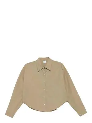 Aspesi Button-up Poplin Shirt - Neutrals
