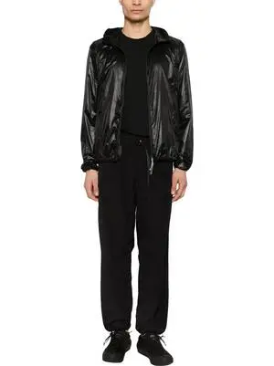 ROA Hooded Zip-fastening Jacket - Black