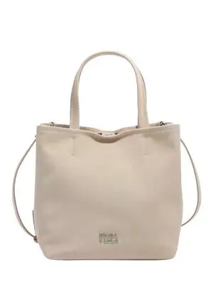Bimba Y Lola Logo Detail Tote Bag - Neutrals
