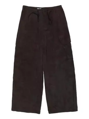 Bimba Y Lola Drawstring Detail Cargo Pocket Trousers - Black
