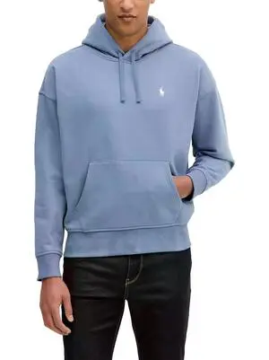 Polo Ralph Lauren Drawstring Logo Hoodie - Blue