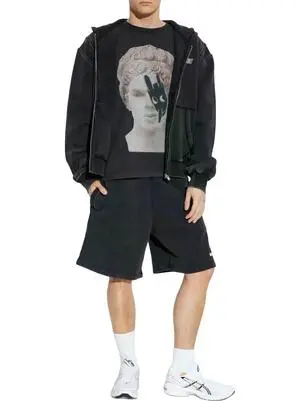 MISBHV Hooded Zip Up - Black