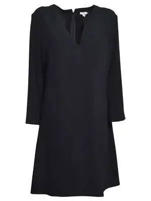 Aspesi V-neck Mini Dress - Black