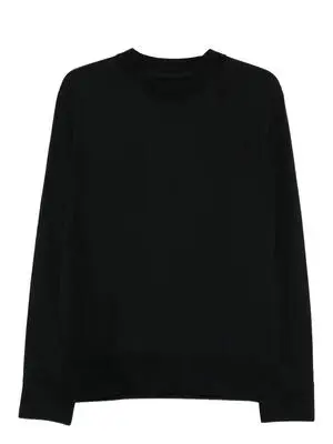 Sacai Long-sleeve Crew Neck Sweater - Black