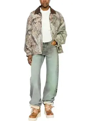 OFF-WHITE Off-White Buttoned Jeans With Logo Patch