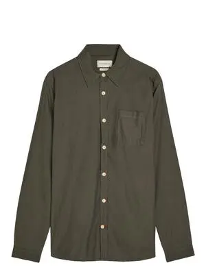 Oliver Peoples New York Special Cotton Shirt - Green