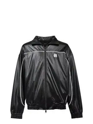 BREATH Piping Zip-up Jacket - Black