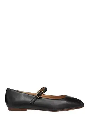 Geox Buckle-strap Ballerina Flats - Black