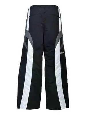 BREATH Stripe Trousers - Black