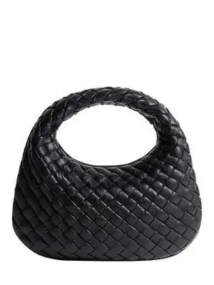 Bottega Veneta Baby Veneta Shoulder Bag - Black