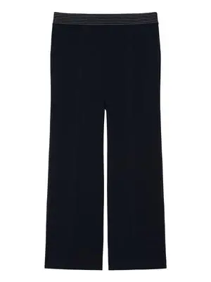 Marina Rinaldi Cady Wide-leg Trousers - Blue