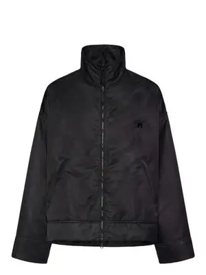 Valentino Garavani Zip-up Lightweight Jacket With Stud Detail - Black