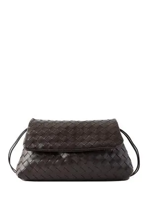 BOTTEGA VENETA Bottega Veneta Giorno Intrecciato Leather Shoulder Bag