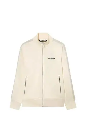 Palm Angels Logo Stripes Sweatshirt - Neutrals