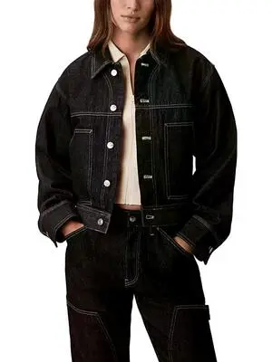 CALVIN KLEIN Calvin Klein Button-Up Denim Jacket
