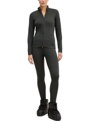 NEWLAND Patterned Perfomance Leggings - Black