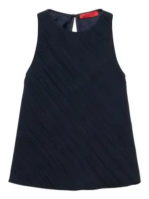 MAX & CO. Max & Co. Pleated Sleeveless Top
