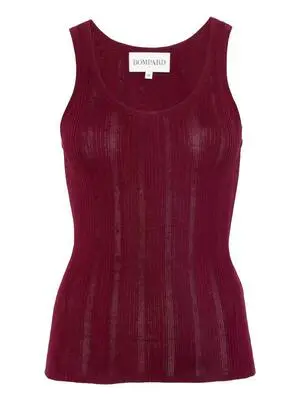 Eric Bompard Round-neck Tank Top - Red