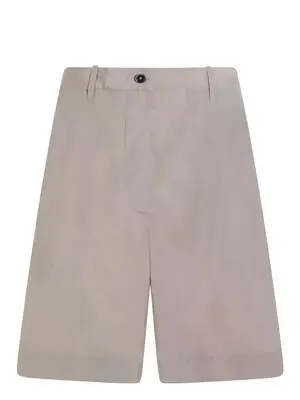 NINE:INTHE:MORNING Gabardine Shorts - Neutrals
