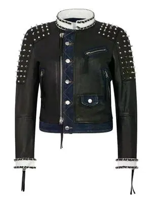 Dsquared2 Chic Rebel Biker Jacket - Black