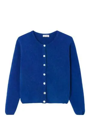 American Vintage Vitow Crew-neck Cardigan - Blue