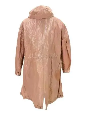 Brunello Cucinelli Hooded Raincoat - Brown