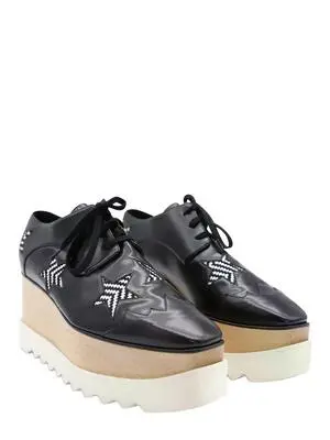 Stella McCartney Star-embellishment Derby Shoes - Black