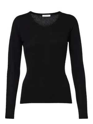 THE ROW Nezena Cashmere Sweater - Black