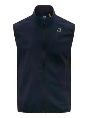 K-WAY Sleeveless Zip-up Gilet - Blue