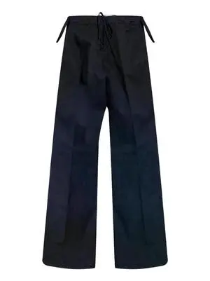 Dsquared2 Wide Leg Drawstring Trousers - Blue