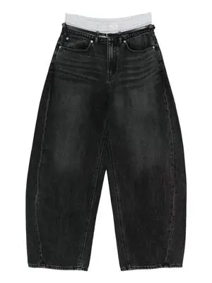 Alexander Wang Belt-loop Belted Jeans - Grey