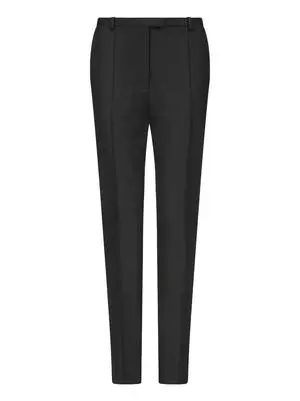 Loulou De Saison Malka Lds Seam-detail Trousers - Black