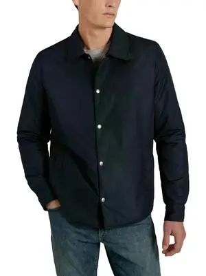 SLOWEAR Padded Shirt Jacket - Blue