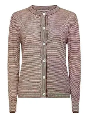BLANCA VITA Blanca Vita Striped Button Cardigan