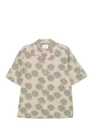 Nn07 Ole Floral Shirt Neutrals