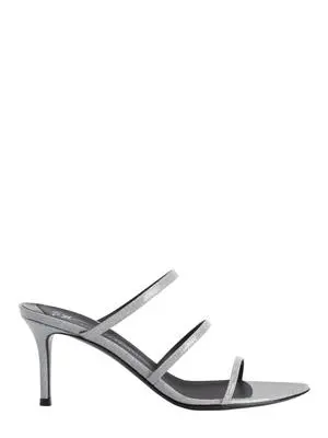 GIUSEPPE ZANOTTI Alimha 70mm Strappy Sandals - Silver