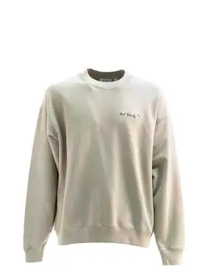 Off-White Crew-neck Sweatshirt With Logo Detail - Neutrals