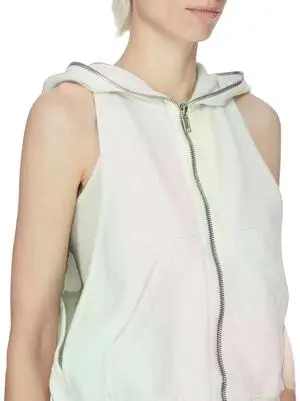 Rick Owens Sleeveless Zipped Hoodie - Neutrals
