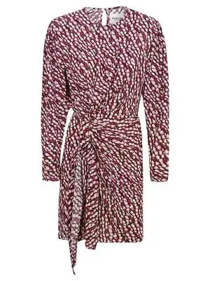 Isabel Marant Étoile Knot Detail Mini Dress - Red