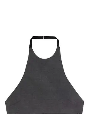 JIL SANDER Poplin Halter Top - Grey