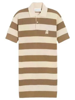 AMI AMI Paris Cotton Polo Dress With Ami De Coeur Patch
