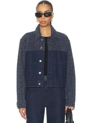 FAVORITE DAUGHTER The Leave An Impression Jacket - Blue