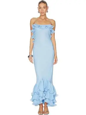 Delfi Delina Dress - Baby Blue
