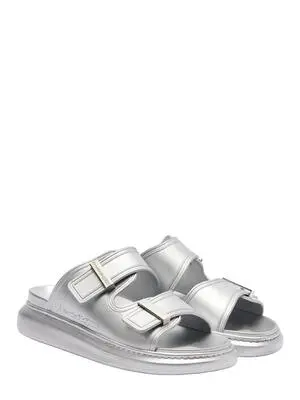 Alexander McQueen Hybrid Sandals - Silver