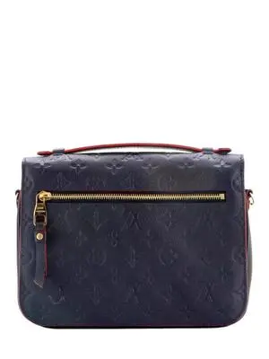 LOUIS VUITTON Monogram Empreinte Pochette Metis - Blue