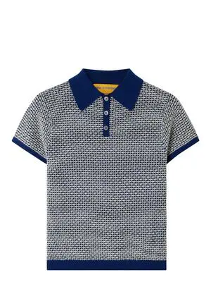GUEST IN RESIDENCE Cashmere Piqué Polo Shirt
