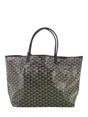Goyard Saint Louis Coated Canvas Gm Tote Bag - Black
